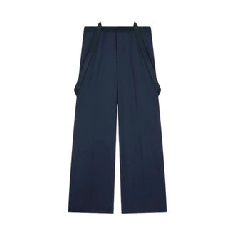 Dondup Tecla Wide Leg Chino - - Trousers - Damen - Blau - L