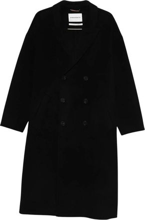 Amaranto Amaránto, Homme, Manteaux, Noir, Taille: XS Manteau croisé oversize