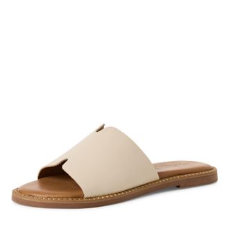 Tamaris Damen Pantoletten, Frauen Clogs, Pantoletten,TOUCHit-Fu&szlig;bett,Strass-Steine,schwarz,braun,Rose,blau,grau,Navy,Amazon,Lack,Ivory,38 EU