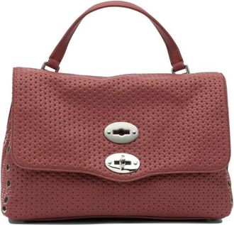 Zanellato Hobo Bags - Textured Leather Handbag With Turn-Lock Closure - Gr. unisize - in Rot - f&uuml;r Damen