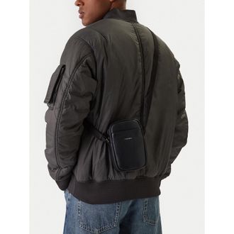 Calvin Klein Umh&auml;ngetasche Calvin Klein Raised Slim Reporter LV04D3278G Schwarz