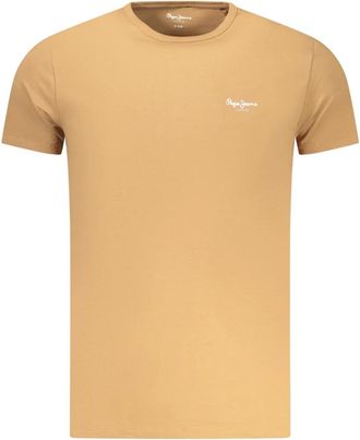 Pepe Jeans London Homme, Tops, Brun, Taille: 2XL T-shirt &agrave; Manches Courtes