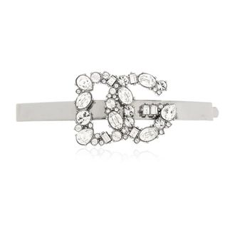 Dolce & Gabbana Femme, Accessoires, Gris, Taille: ONE Size Pince &agrave; cheveux orn&eacute;e du logo