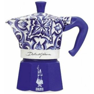 Bialetti Kaffeemaschine Bialetti Moka Express Aluminium Blau 6 Tassen