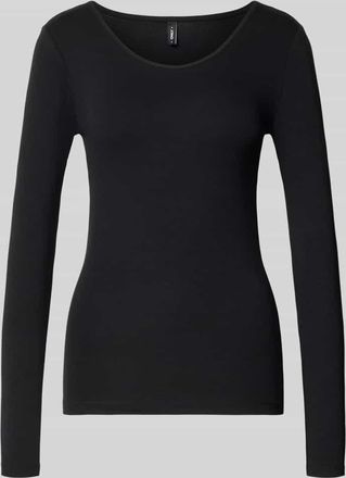 Only Modern Fit T-Shirt aus Baumwoll-Mix Modell LIVE LOVE