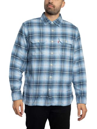 Levi's Entspanntes Jackson-Arbeiterhemd, Blau
