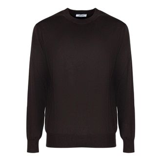 KANGRA Pull &agrave; col rond et manches longues - Homme - Pulls - Brun - Taille: M