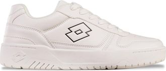 Lotto GROOVN OC Unisex Sneaker, White/Black, 37 EU