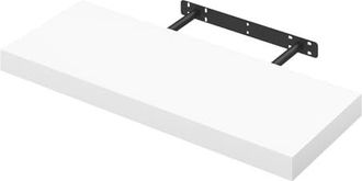 Woltu &Eacute;tag&egrave;re Murale, &Eacute;tag&egrave;re Flottante de CD, pour Salon, Cuisine, Chambre, Salle de Bain 60x22.9x3.8cm, Blanc RG9319ws