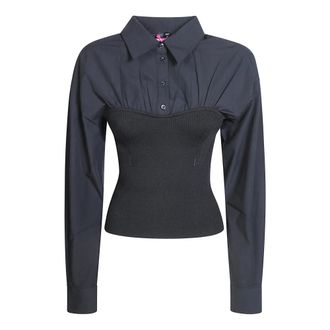 Pinko Pinko, Femme, Blouses et Chemises, Noir, Taille: 40 FR Blouses