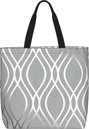 Generic Figure G&eacute;om&eacute;trique Argent&eacute;e Sac &Agrave; Bandouli&egrave;re L&eacute;ger Sacs Grand Sac A Main Femme Pour Voyage Universit&eacute; Gym