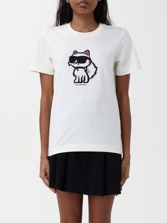 Karl Lagerfeld T-Shirt KARL LAGERFELD Femme couleur Blanc