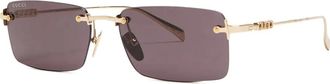 Gucci Rahmenlose Brille - Gold
