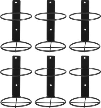 BESPORTBLE MUCKLILY 6-teiliges Wand-Weinregal aus Eisen, stabiles Weinflaschenhalter-Set f&uuml;r Zuhause, K&uuml;che und Bar, dekoratives Flaschenregal zur stilvollen Auf