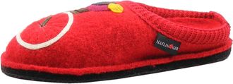 Haflinger Damen Hausschuh Pantoffel AR Bicycle 313060-3, Größe:38 EU, Farbe:Rot