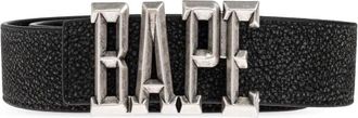 A Bathing Ape A Bathing Ape, Homme, Accessoires, Noir, Taille: ONE Size Leather Belt