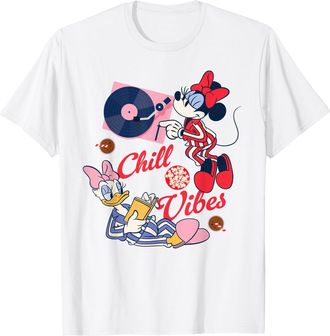 Disney Minnie & Daisy Pajamas and Popcorn PJs Chill Vibes T-Shirt