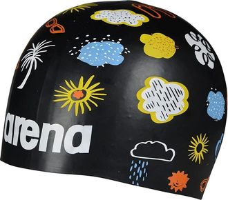 Arena Poolish Badekappe Tropical Storm Black