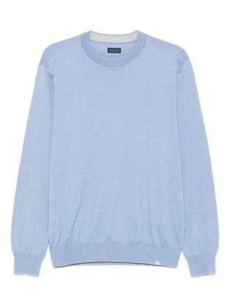 Paul & Shark sweat à design chiné - Bleu