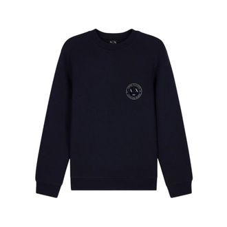 A|X Armani Exchange Crewneck Sweatshirt - - Sweatshirts & Hoodies - Herren - Blau - L