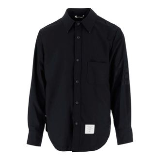 Thom Browne Homme, Chemises, Bleu, Taille: L Chemise Casual