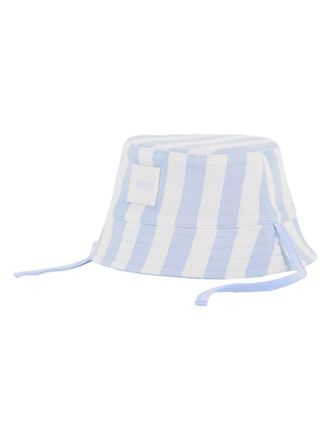 HUGO BOSS J53097K_771 Reversible Cotton Baseball Cap - Blue