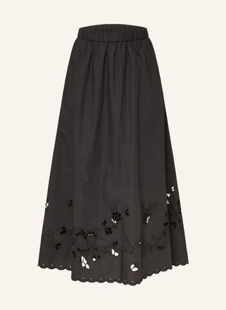 Max Mara Weekend Max Mara Rock Caravan Mit Lochspitze schwarz