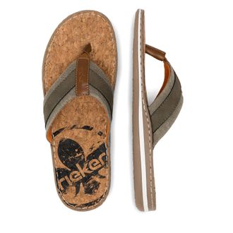 Rieker Zehentrenner Rieker 21095-54 Gr&uuml;n