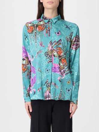 Versace Jeans Couture Hemdbluse VERSACE JEANS COUTURE Damen Farbe Blau