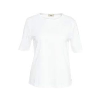 Herno Femme, Tops, Blanc, Taille: 40 FR T-shirt en Jersey de Coton Blanc Extensible