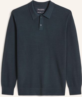 Marc O'Polo Marc Opolo Strick-Poloshirt blau