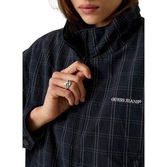 Guess Veste courte col montant &agrave; carreaux