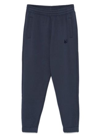 Maison Kitsuné pantalon de jogging à patch Bold Fox Head - Bleu