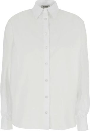 SoSUE Femme, Blouses et Chemises, Blanc, Taille: 38 FR Antonia Slim Blouse