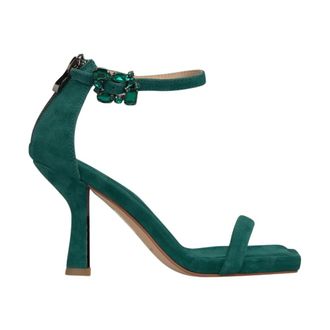 Alma En Pena Sandalette mit Absatz und Schnalle - - Shoes - Damen - Gr&uuml;n - 40 EU