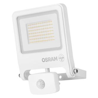 Osram ENDURA FLOOD PC 50W LED-Fluter mit Sensor, 3000K warmwei&szlig;, 5000 Lumen, IP44 Flutlicht PIR-Melder, D&auml;mmerungsfunktion 2-1000 Lux