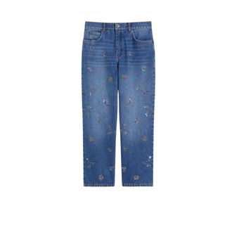Max Mara Manetta Jeans Coupe Courte - Femme - Jeans - Bleu - Taille: 42 FR