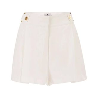 Elisabetta Franchi Femme, Shorts, Beige, Taille: 40 FR Shorts Courts