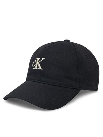 Calvin Klein Jeans Cap Embroidered Monogram Cap LV04K5024G Schwarz