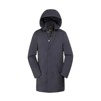 Moorer Homme, Manteaux, Bleu, Taille: 2XL Elegant Smooth Duster