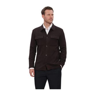 Stefano Lauran Overshirt - - Jackets - Herren - Braun - S