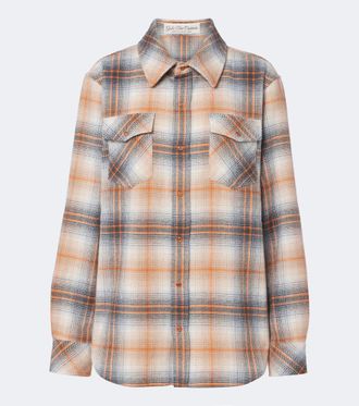 God's True Cashmere Hemd Ironwood aus Kaschmir mit Karneole