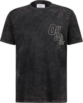 Off-white Homme, Tops, Noir, Taille: S Outline Arrow Slim Fit T-Shirt