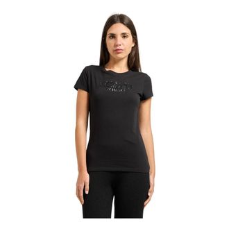 A|X Armani Exchange Femme, Tops, Noir, Taille: 44 FR Crew Neck T-Shirt