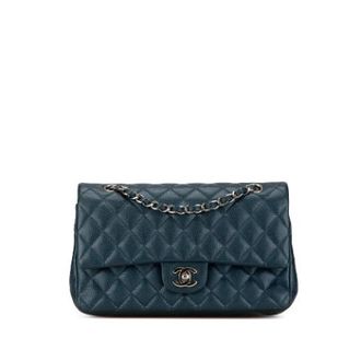 Chanel Pre-owned Classic Double Flap Shoulder Bag - - Pre-owned - Damen - Blau - ONE SIZE