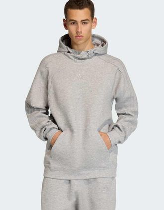 adidas Originals Spacer Cutline - Sweat &agrave; capuche - Gris moyen chin&eacute;