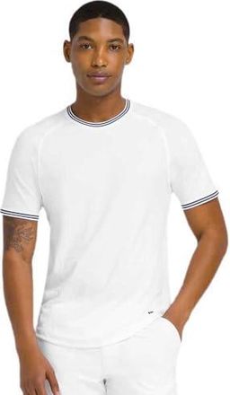 Wilson Court Performance Crew T-Shirt Hommes-Blanc Hommes Tennis Blanc
