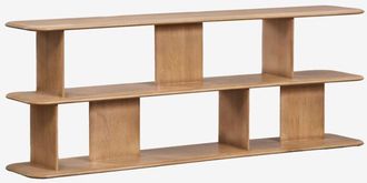 Sklum &Eacute;tag&egrave;re en bois de manguier Miller SKLUM 180 x 65 cm
