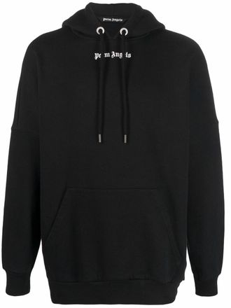 Palm Angels Hoodie mit Logo-Print - Schwarz