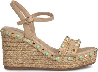 Alma En Pena Alma EN Pena, Femme, Chaussures, Beige, Taille: 42 EU High Studded Esparto Sandal